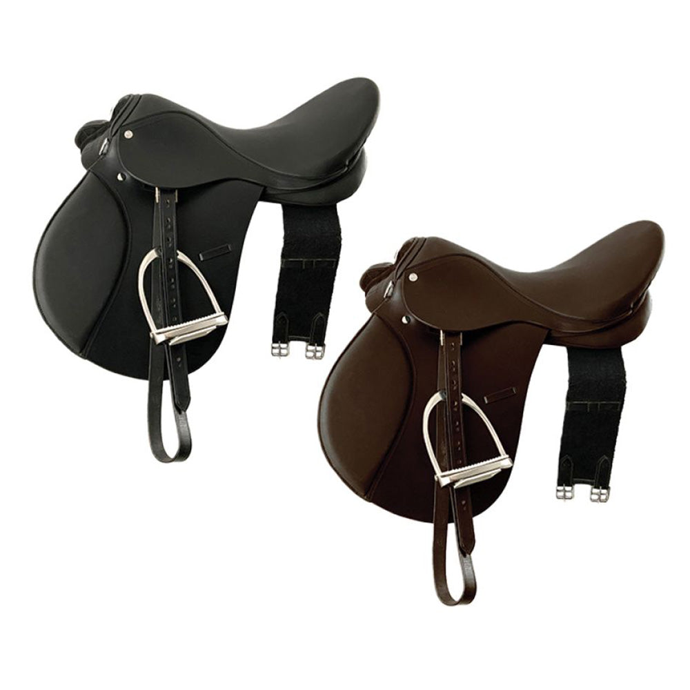 18" All-Purpose English Style Saddle With Fittings - TexanSaddles.com