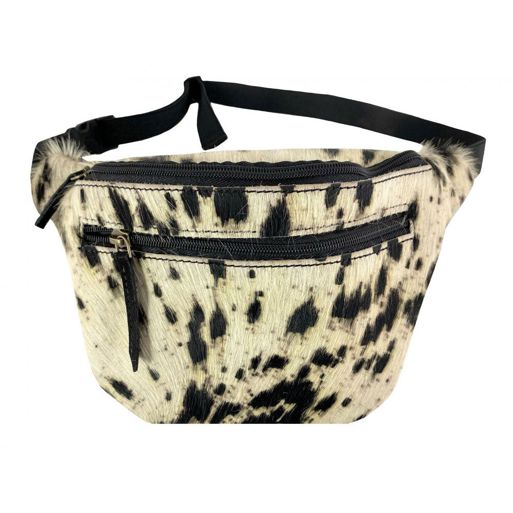Showman Hip Pack (Fanny Pack) Bag with Hair on Cowhide design ...