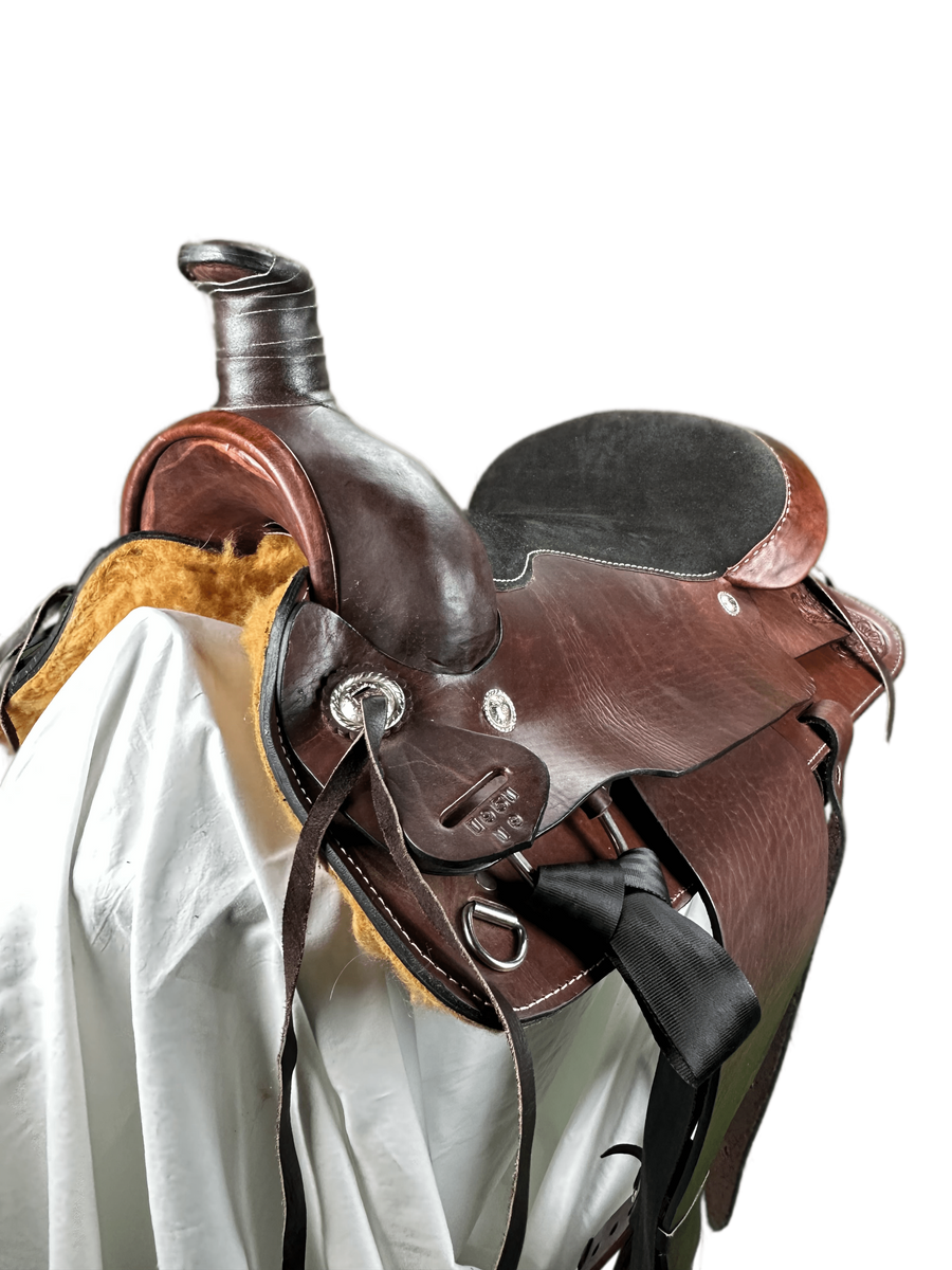 #1951: Roping Style Saddle made by Buffalo Saddlery - TexanSaddles.com