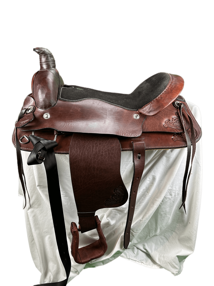 #1951: Roping Style Saddle made by Buffalo Saddlery - TexanSaddles.com