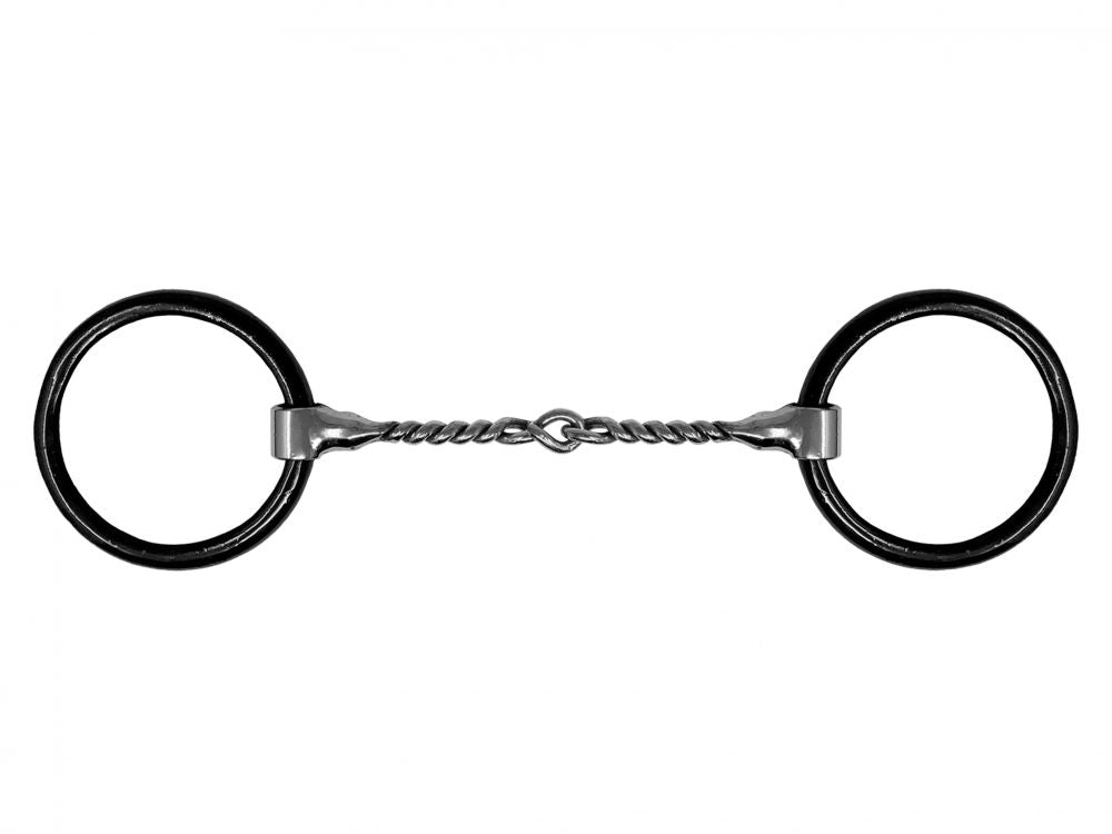 Showman Weighted loose ring stainless steel wire mouth bit ...