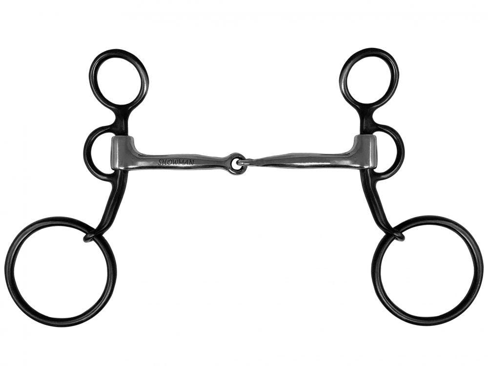 Showman Western Jointed Snaffle Bit - TexanSaddles.com
