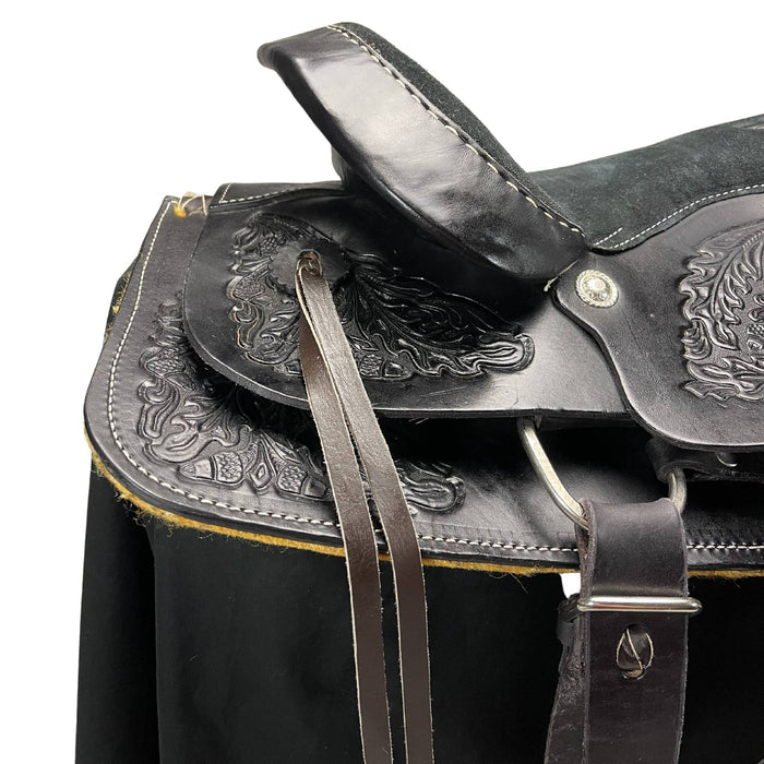17" Buffalo Saddlery Roping Saddle #94 - TexanSaddles.com